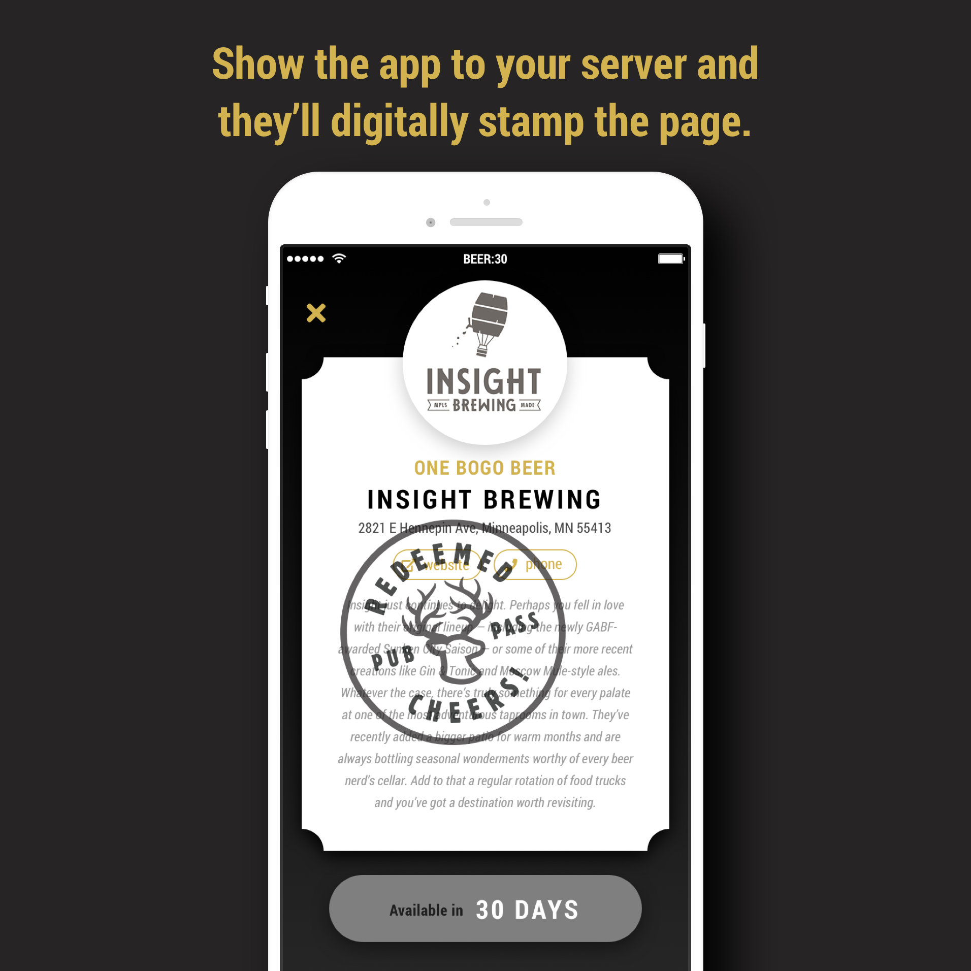 1 Year of the PubPass App (Digital PDF)